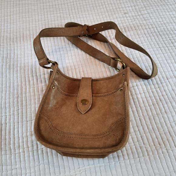 Frye | Bags | Frye Madison North South Leather Mini Crossbody Purse ...
